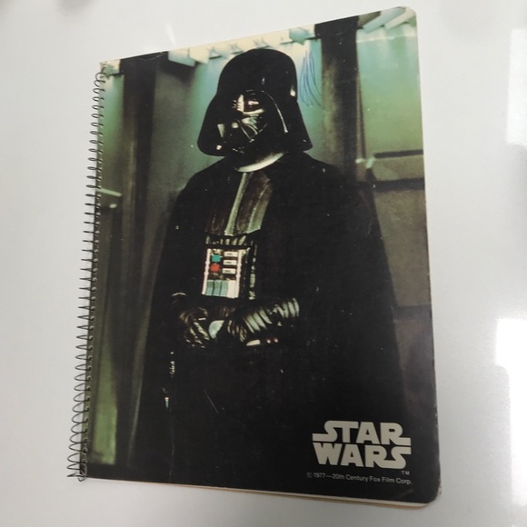 Vintage | Office | Star Wars 977 Darth Vader Vintage Spiral Notebook ...